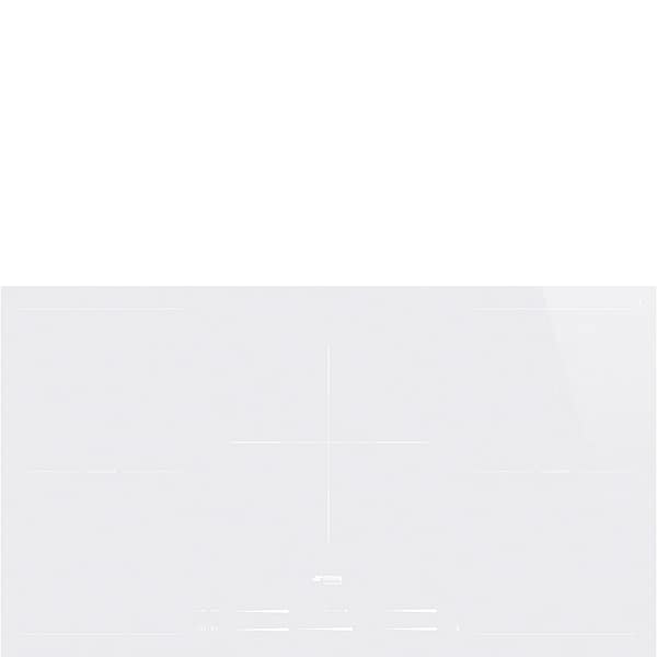 Smeg SI2M7953DW White Glass 90cm Induction Hob - Appliance Centre
