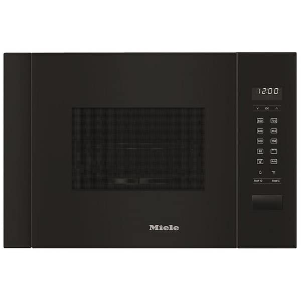 Miele M2224SC Obsidian Black Built In Microwave with Grill - Appliance ...